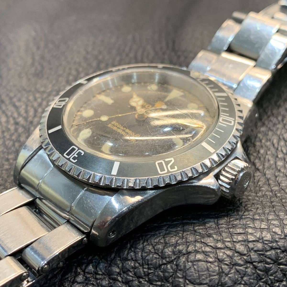 ROLEX SUBMARINER Ref.5513 Giltdial ロレックス サブマリーナ ミラーダイヤル ギルトダイヤル トロピカルダイヤル アンティーク(本体)｜売買されたオークション ...