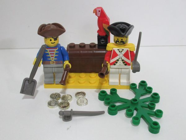 LEGO 6237 レゴ ブロック 知育 南海の勇者シリーズ Pirates Plunder 海賊 宝箱 フィグ 廃盤品 宝箱と人形 ...