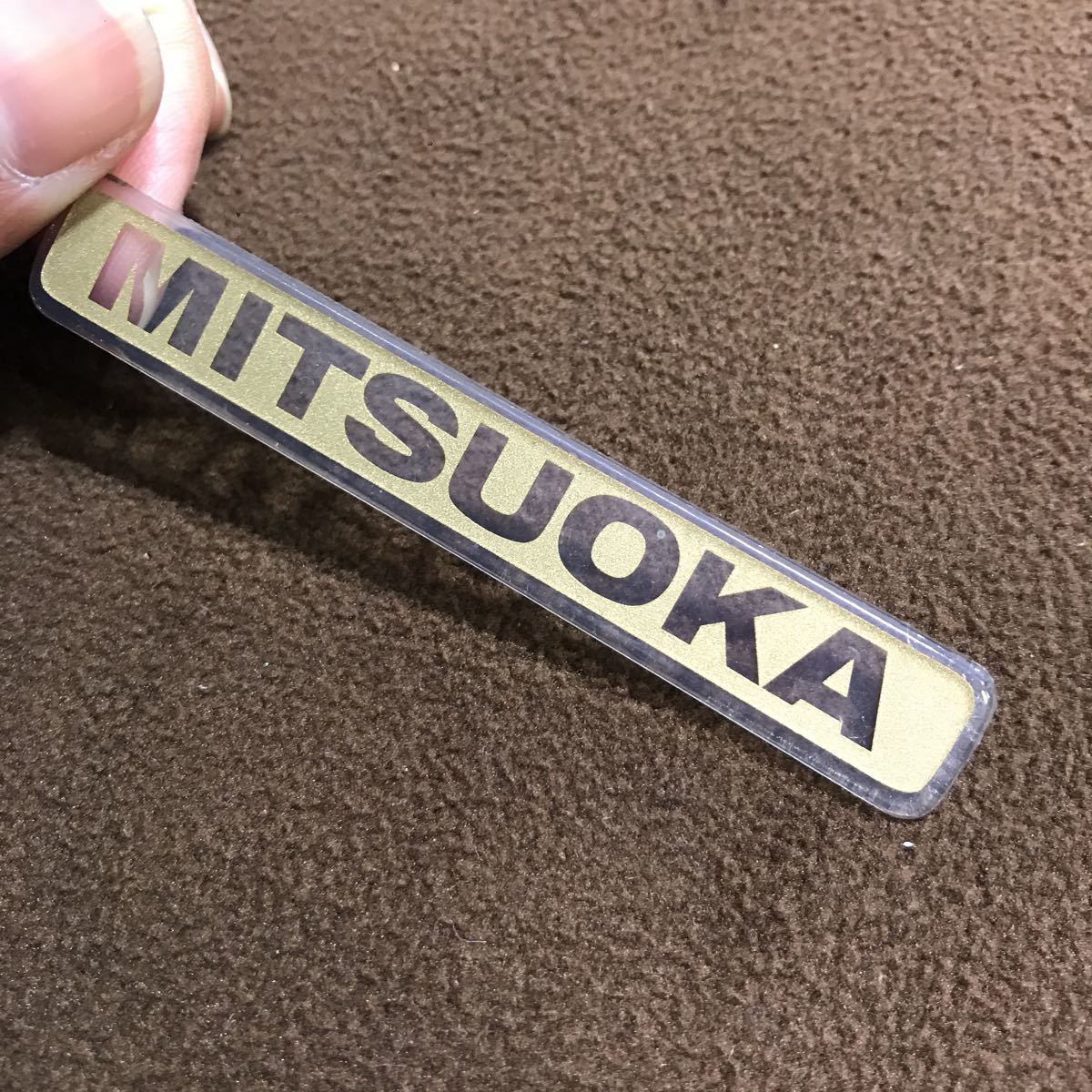 L42310 ミツオカ K11 エンブレムステッカー ゴールド MITSUOKA ステッカー 送料100円(エンブレム)｜売買された ...