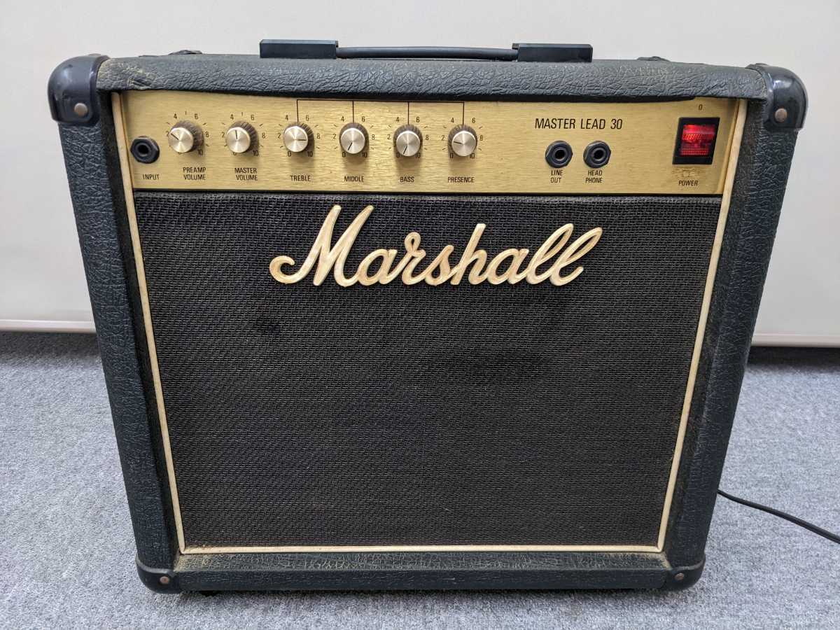 2-00001 Marshall マーシャル MASTER LEAD 30 Model 5010 ギターアンプ 通電OK(マーシャル)｜売買さ ...