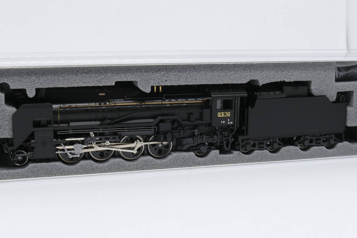 KATO D51一次形 東北仕様 改 D51 76 3000重油タンク仕様 後部ライト点灯仕様 ややジャンク(蒸気機関車)｜売買された ...