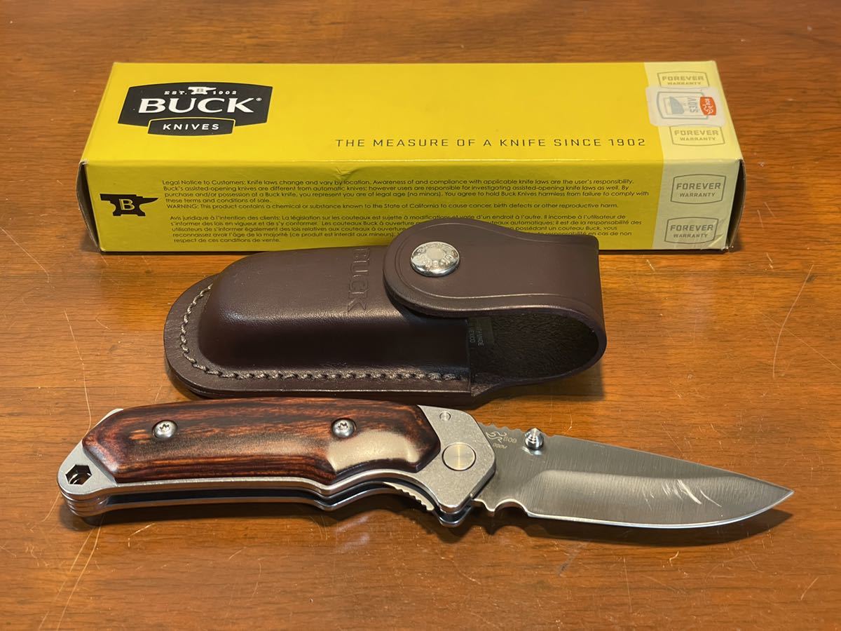 BUCK ALPHA HUNTER S30V バック アルファハンター ローズウッドハンドル(ハンティングナイフ、狩猟刀)｜売買された ...