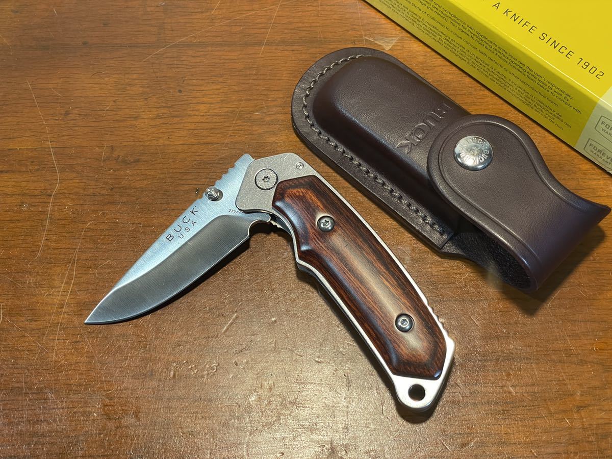 BUCK ALPHA HUNTER S30V バック アルファハンター ローズウッドハンドル(ハンティングナイフ、狩猟刀)｜売買された ...