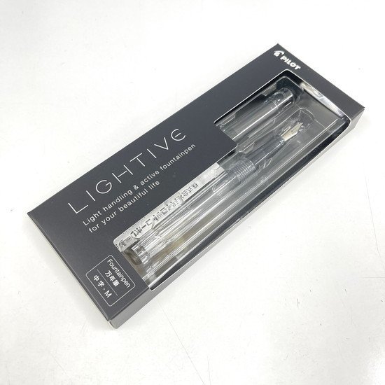 0.01 Pilot / パイロット 万年筆 ＜ ライティブ lightive クリア ＞ 中字 M スチール(パイロット)｜売買されたオークション情報、yahooの商品情報をアーカイブ公開 ...