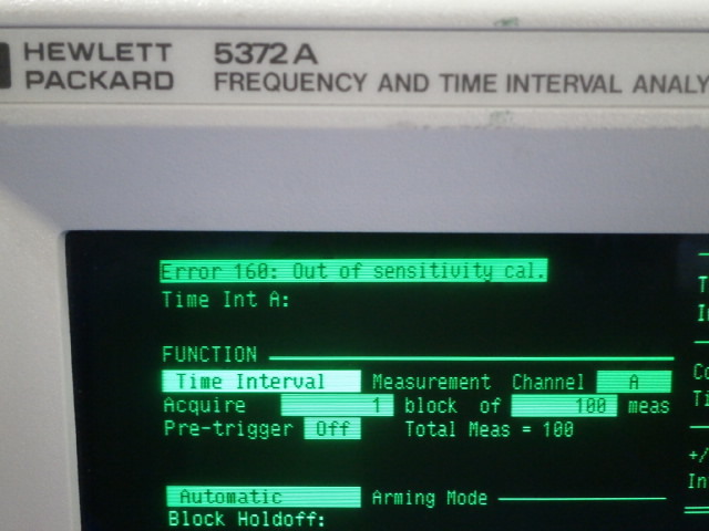 hp 5372A FREQUENCY AND TIME INTERVAL ANALYZER(アマチュア無線)｜売買されたオークション情報 ...