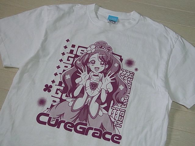 二次元COSPA ヒーリングっど プリキュア Tシャツ キュアグレース 色：白 SIZE:L 二次元コスパ ヒーリングっど プリキュア Tシャツ(プリキュアシリーズ)｜売買されたオークション ...