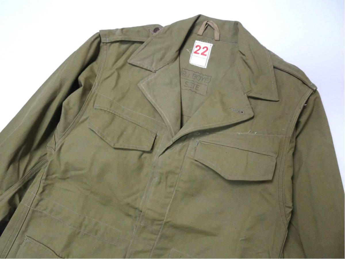 FRENCH ARMY M-47 JACKET フランス軍 M47 ジャケット ビンテージ vintage デッドストック 22 平織り ...