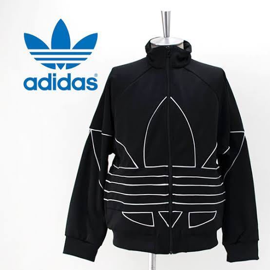 adidas アディダスオリジナルス ビッグトレフォイル トラックトップ ジャケット GE0810 黒 XO(ジャンパー、ブルゾン)｜売買され ...
