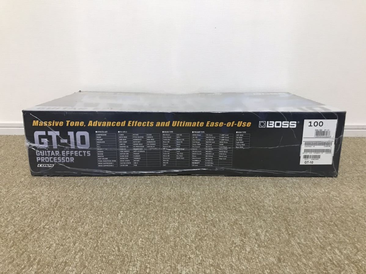 E157 BOSS/ボス GT-10 GUITAR EFFECTS PROCESSOR/ギターエフェクタープロセッサー 保管品(マルチ ...