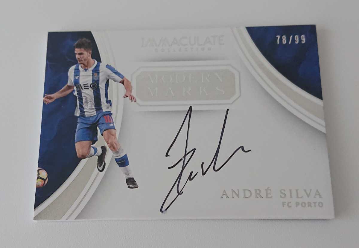 2017 PANINI IMMACULATE COLLECTION SOCCER ANDRE SILVA /99 MODERN MARKS ...