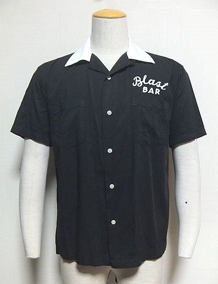 極上:FIELDMAN BY EDWIN.ボーリングシャツ S 黒×白/ボウリングシャツ/刺繍入/肩47幅53丈67/50s/ロカビリー/ロッカーズ/ロック系houston(Sサイズ)｜売買さ ...