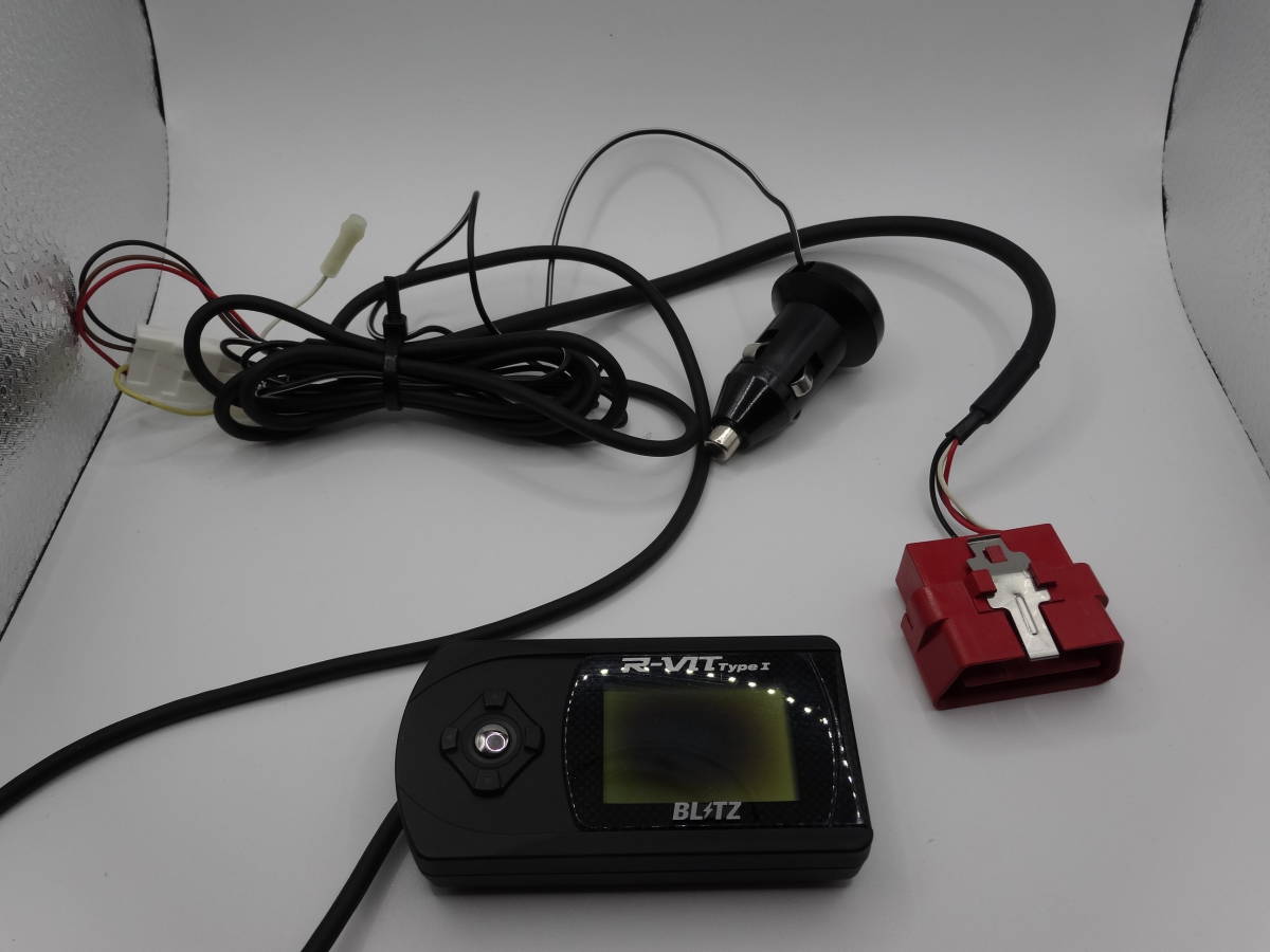 ブリッツ BLITZ R-VIT TypeⅠ 本体のみ 画面焼け有 モニター焼け ジャンク 液晶焼け OBD 水温計 吸気 電圧(追加メーター ...