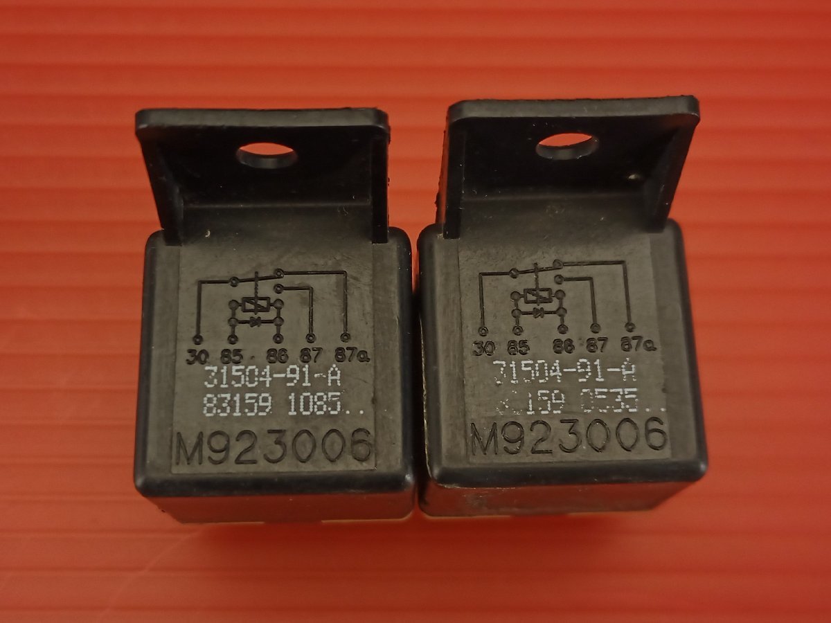 評価A 送料0円 ハーレー FLHTCU 1340 エボ ウルトラ クラシック 純正 スターター セル モーター リレー セット ...