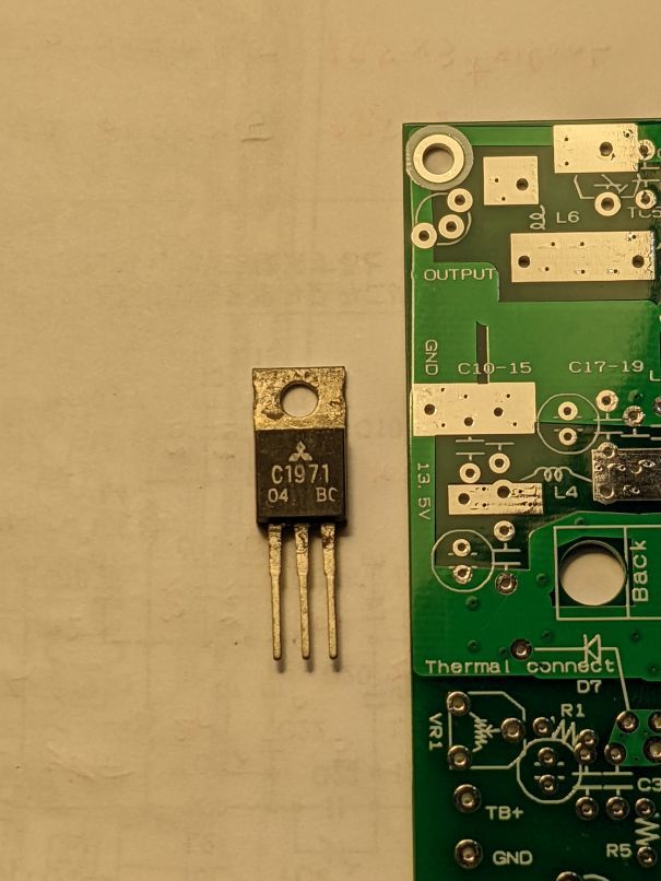 2SC1971 + 144MHz 4Wリニアアンプ自作基板付き(その他)｜売買されたオークション情報、yahooの商品情報をアーカイブ公開 ...