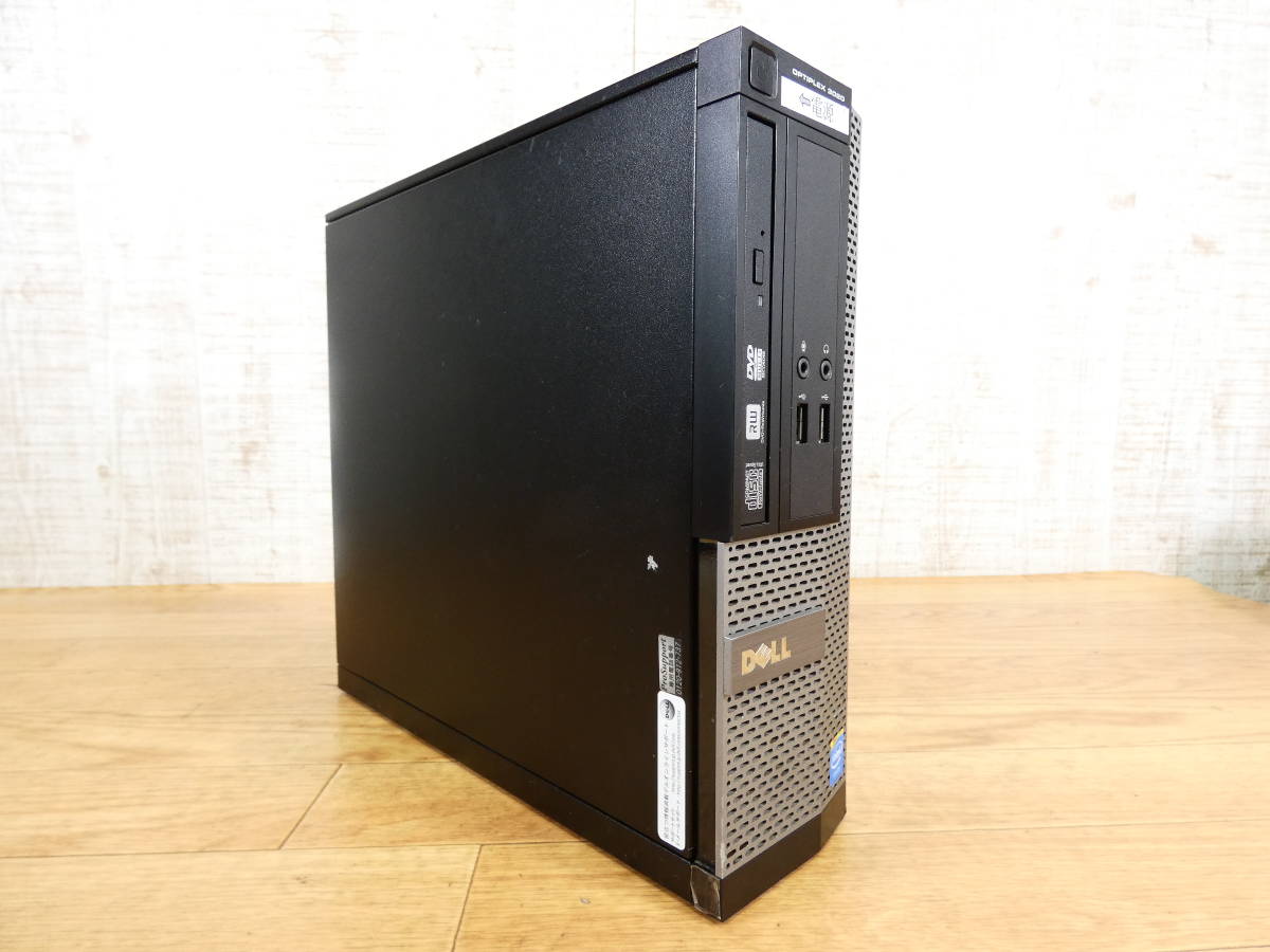 DELL D08S デスクトップPC OPTIPLEX 3020 Celeron-G1840 2.80GHz/RAM:4GB/HDD無し ...
