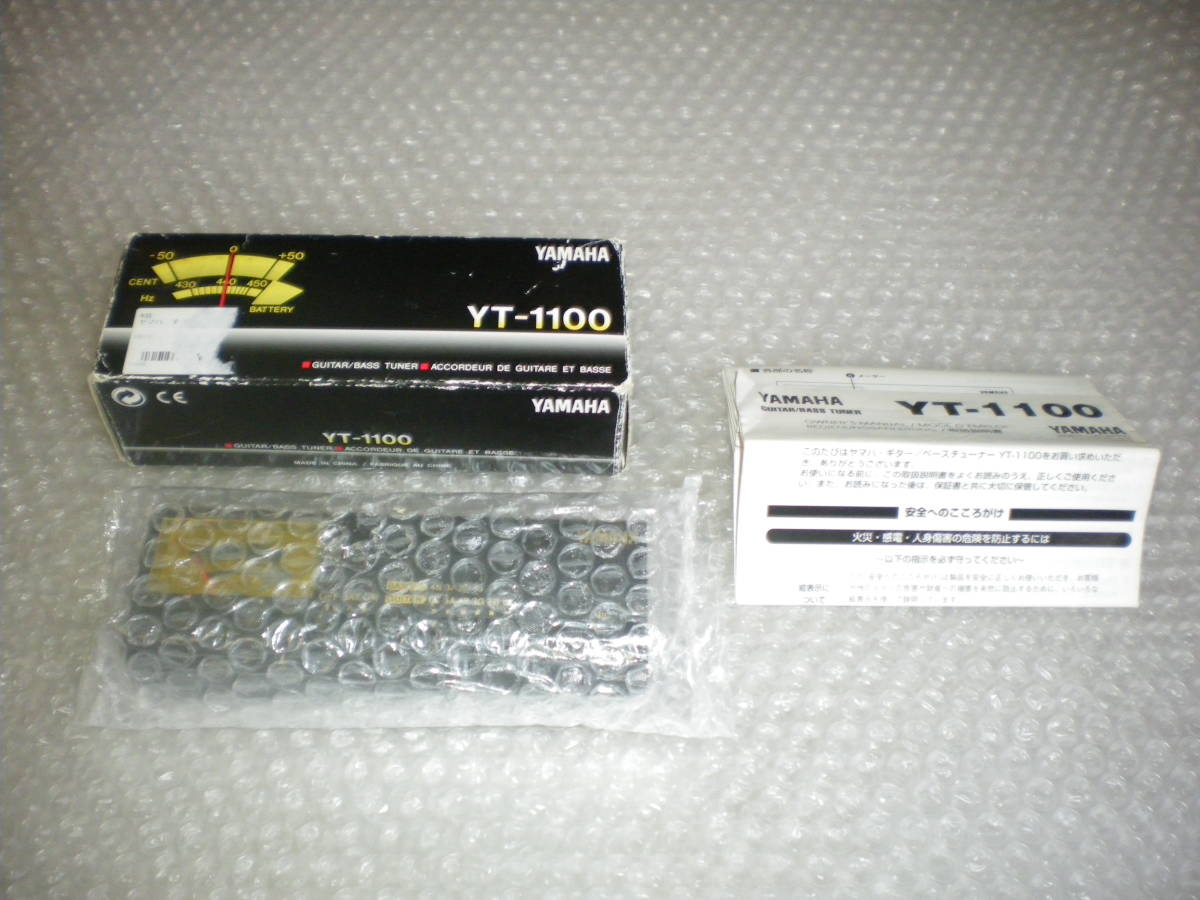 ほぼ YAMAHA YT-1100 ヤマハ ギター ベース チューナー 楽器 全国定形外350円発送可能(チューナー)｜売買されたオークション ...