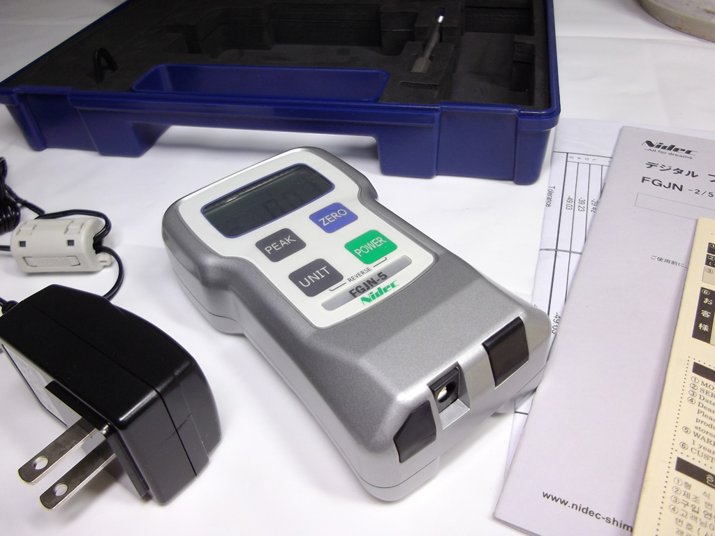 Nidec デジタルフォースゲージ FGJN-5 定格容量±50N(はかり、スケール)｜売買されたオークション情報、yahooの商品情報を ...