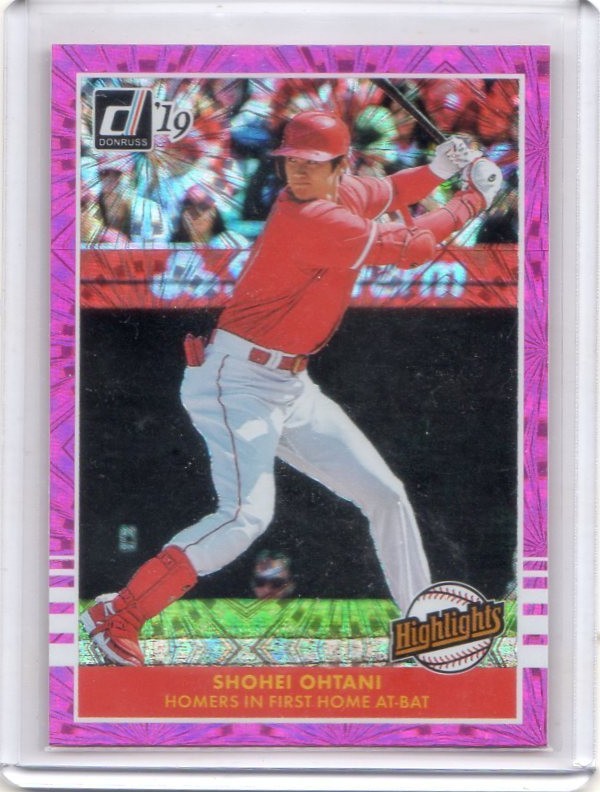 大谷翔平 カード Vol.331 2019PANINI DONRUSS HIGHLIGHTS PINK FIREWORK #H1 ロサンゼルス エンゼルス(Donruss)｜売買された ...