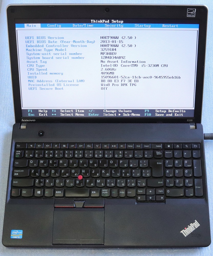 Lenovo Thinkpad E530 i5-3230M/メモリHDD無し ジャンク(15インチ～)｜売買されたオークション情報、yahooの商品情報をアーカイブ公開 - オークファン ...