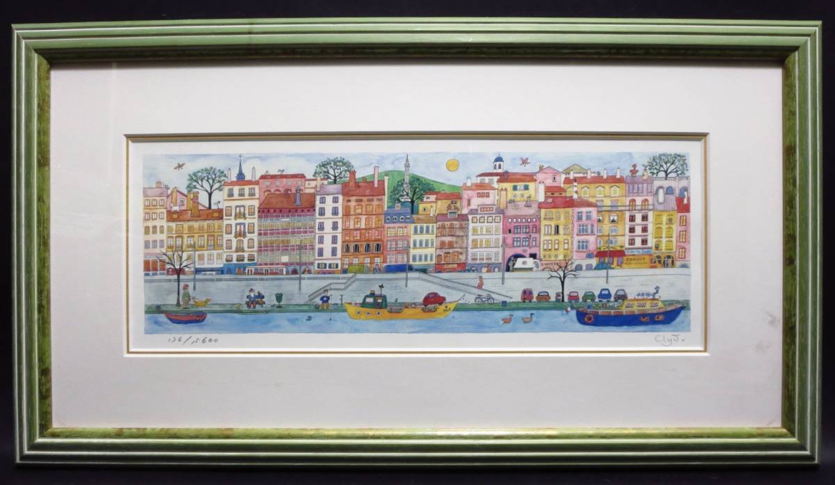 クリーブ Clyv 直筆サイン シール 176/S600 リオンの河岸”ボンディ” 略歴 箱付 ダイヤモンド スクリーニング(石版画、リトグラフ)｜売買されたオークション情報、yahooの商品 ...