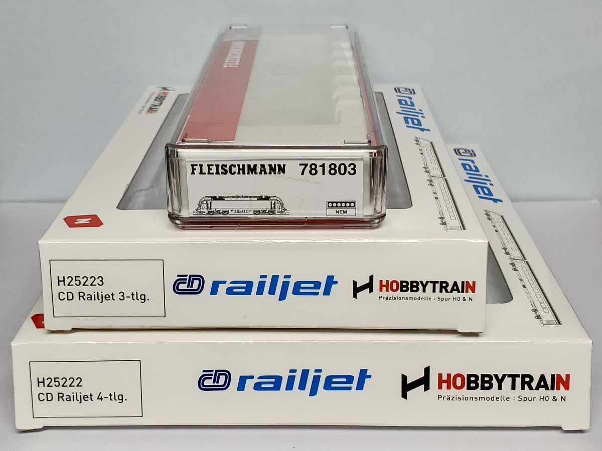 HOBBYTRAIN Fleischmann FLM チェコ鉄道レールジェット CD railjet 8両セット(外国車輌)｜売買されたオークション情報、yahooの商品情報をアーカイブ公開 ...
