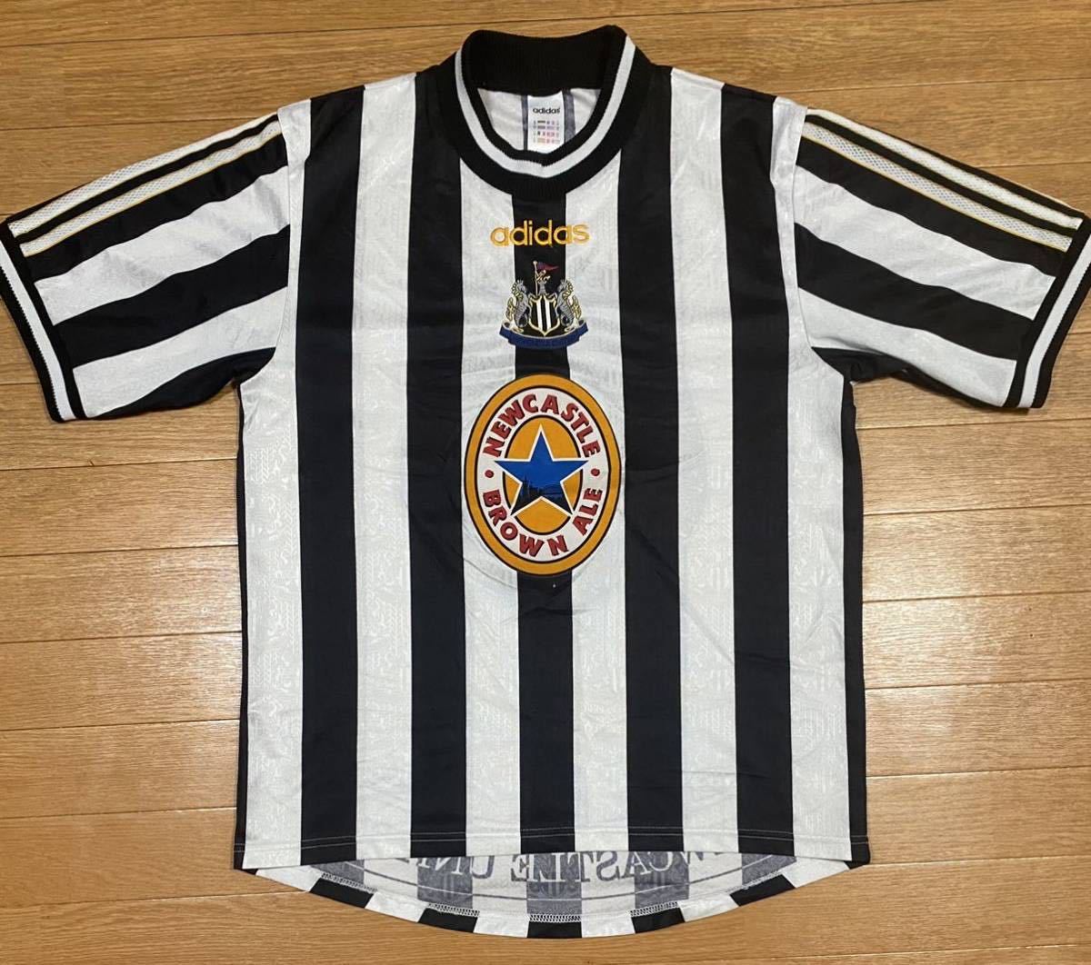 レア 90s adidas ニューカッスル ユナイテッドFC 1997-1999 ユニフォーム M イギリス製 アディダス NEWCASTLE ...
