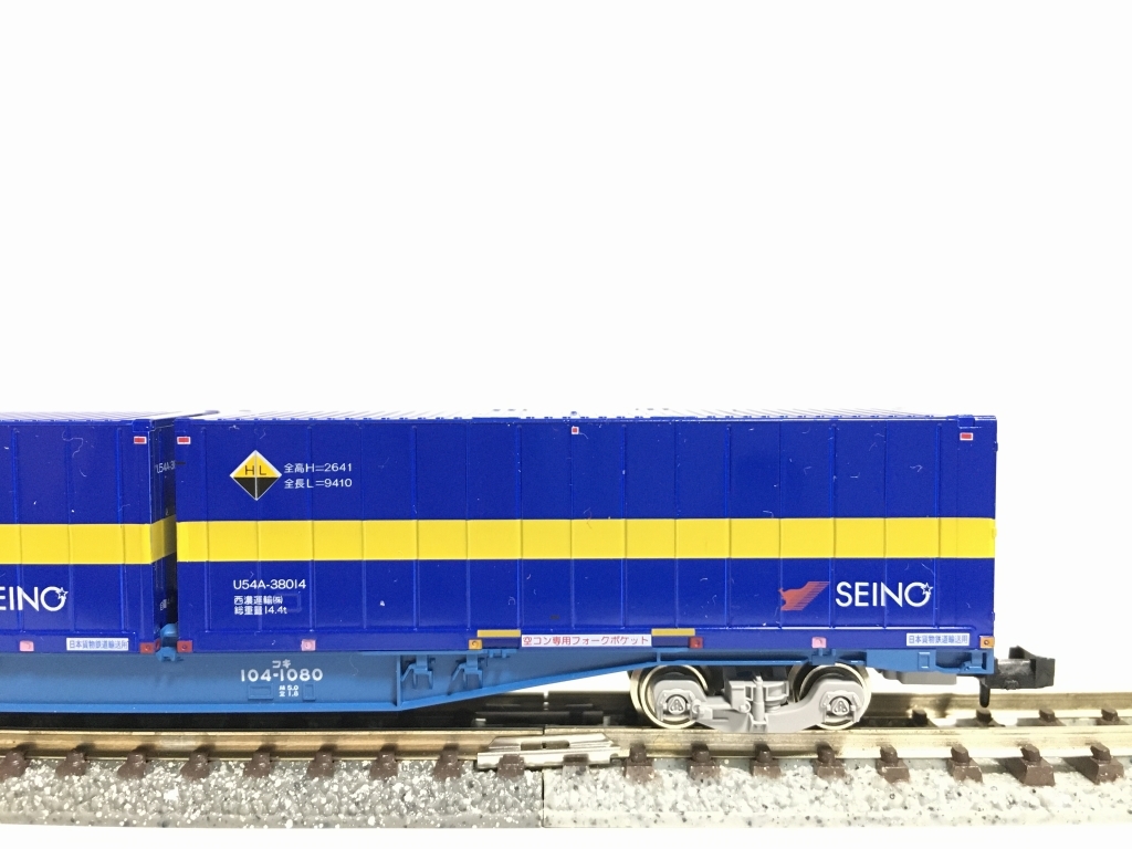 TOMIX コキ104-1080朗堂 西濃運輸31ftコンテナU54A-38014 -38100搭載貨車-455(貨物列車)｜売買されたオークション情報、yahooの商品情報をアーカイブ公開 ...