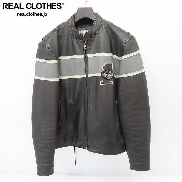 HARLEY DAVIDSON/ハーレーダビッドソン レザージャケット シングルライダース 98104-04VM /L /080(ハーレー ...