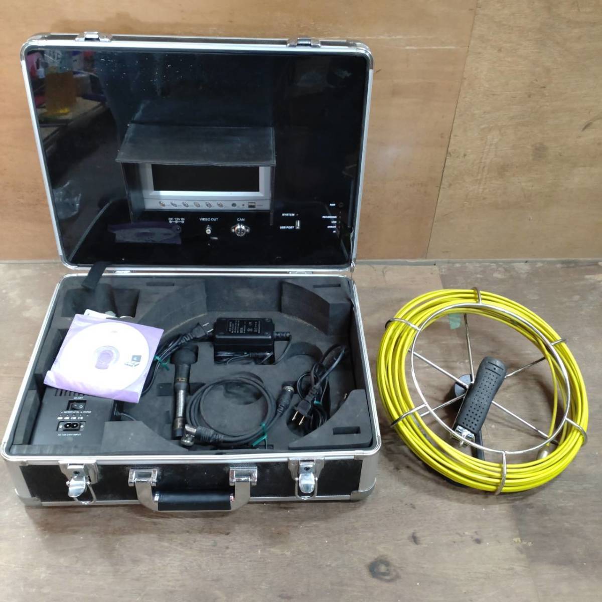 カンツール KANTOOL 管内検査用カメラ 配管スコープ VALUESCOPE バリュースコープ ケーブルリール モニター カメラ 水道工事 ...