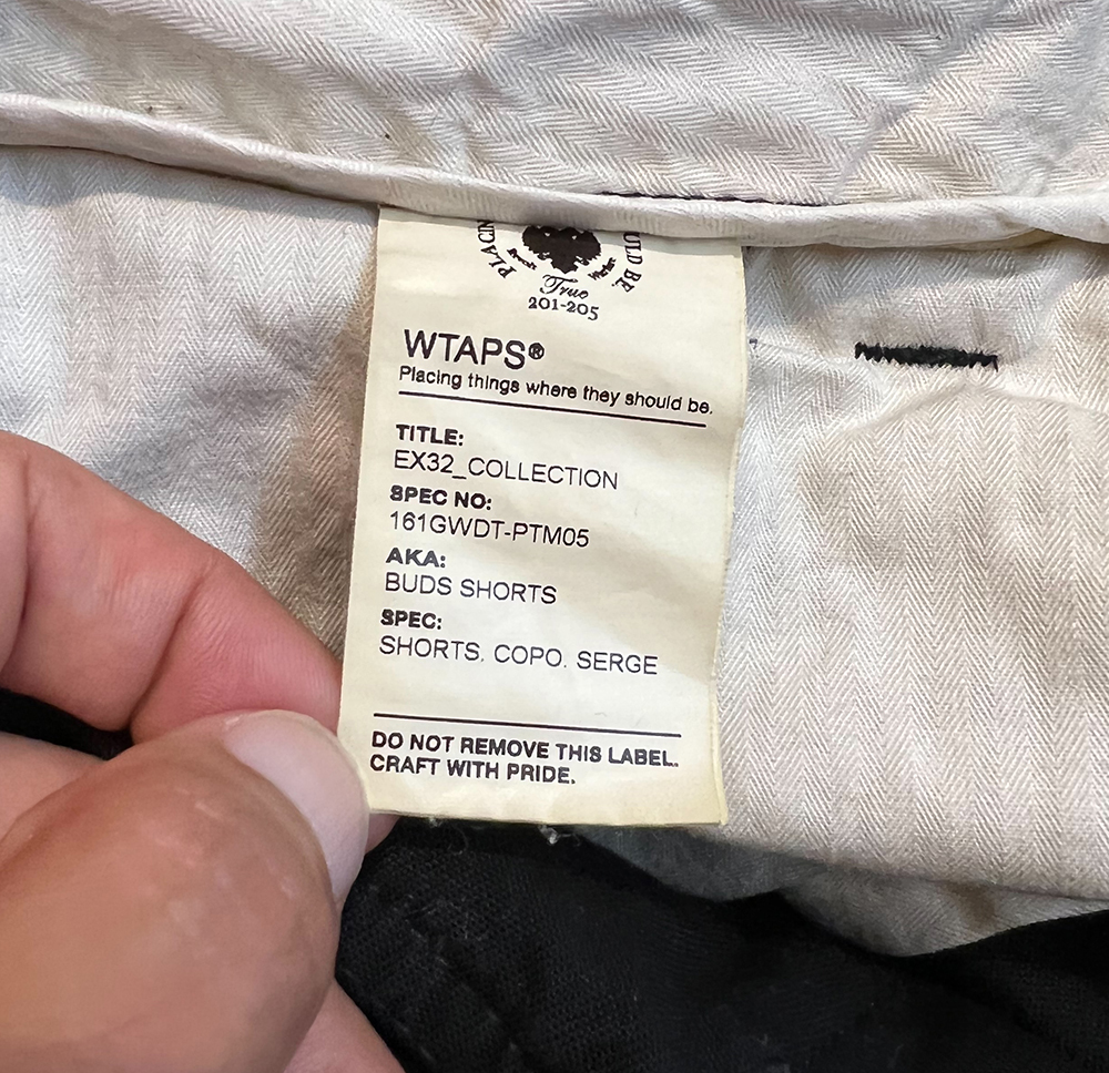 WTAPS 18SS BUDS SHORTS. SHOPRTS COPO SERGE EX32 COLLECTION 161GWDT-PTM05 COLOR:BLACK SIZE:L(ボトムス ...