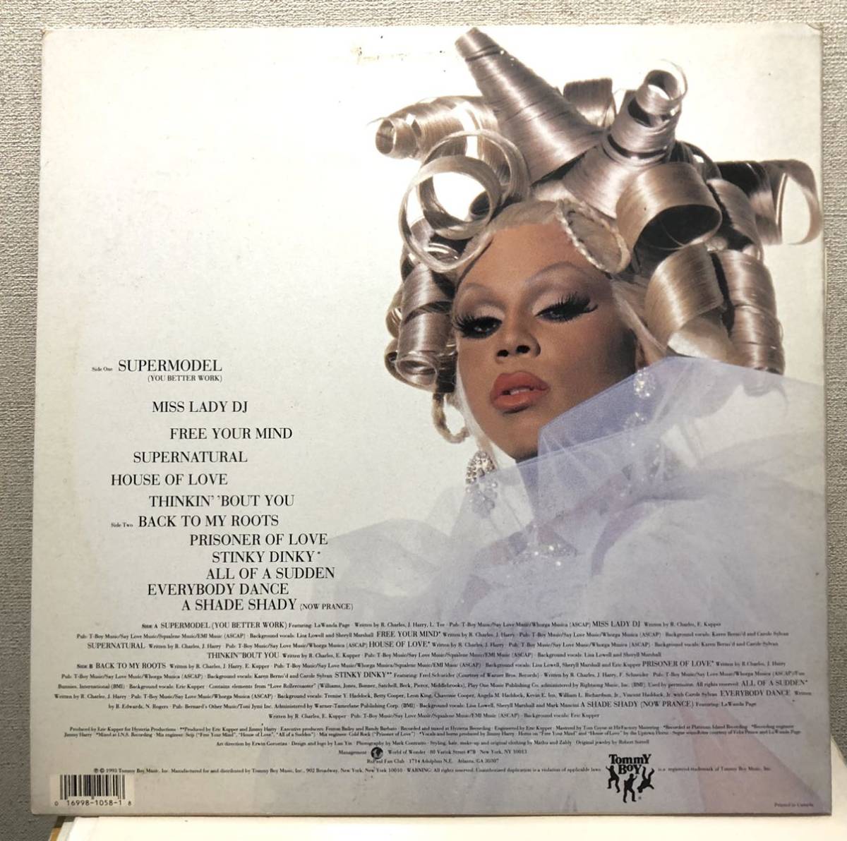 レア 倉庫出 当時物 オリジナル 製品先行プロモ盤 1993 RuPaul / Supermodel Of The World ルポール ...
