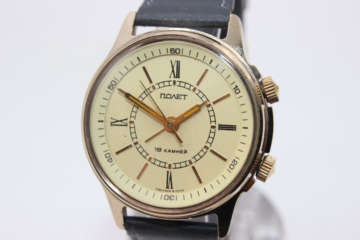 NOAET ロシア製 クロノグラフ デイト 手巻 メンズ腕時計 稼働中 社外ベルト(その他)｜売買されたオークション情報、yahooの商品情報 ...