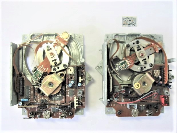 PHILIPS marantz MICRO REVOX CD/DECK CDM-1 ピックアップメカ一式×2 1組 ジャンク品 JUNK ...