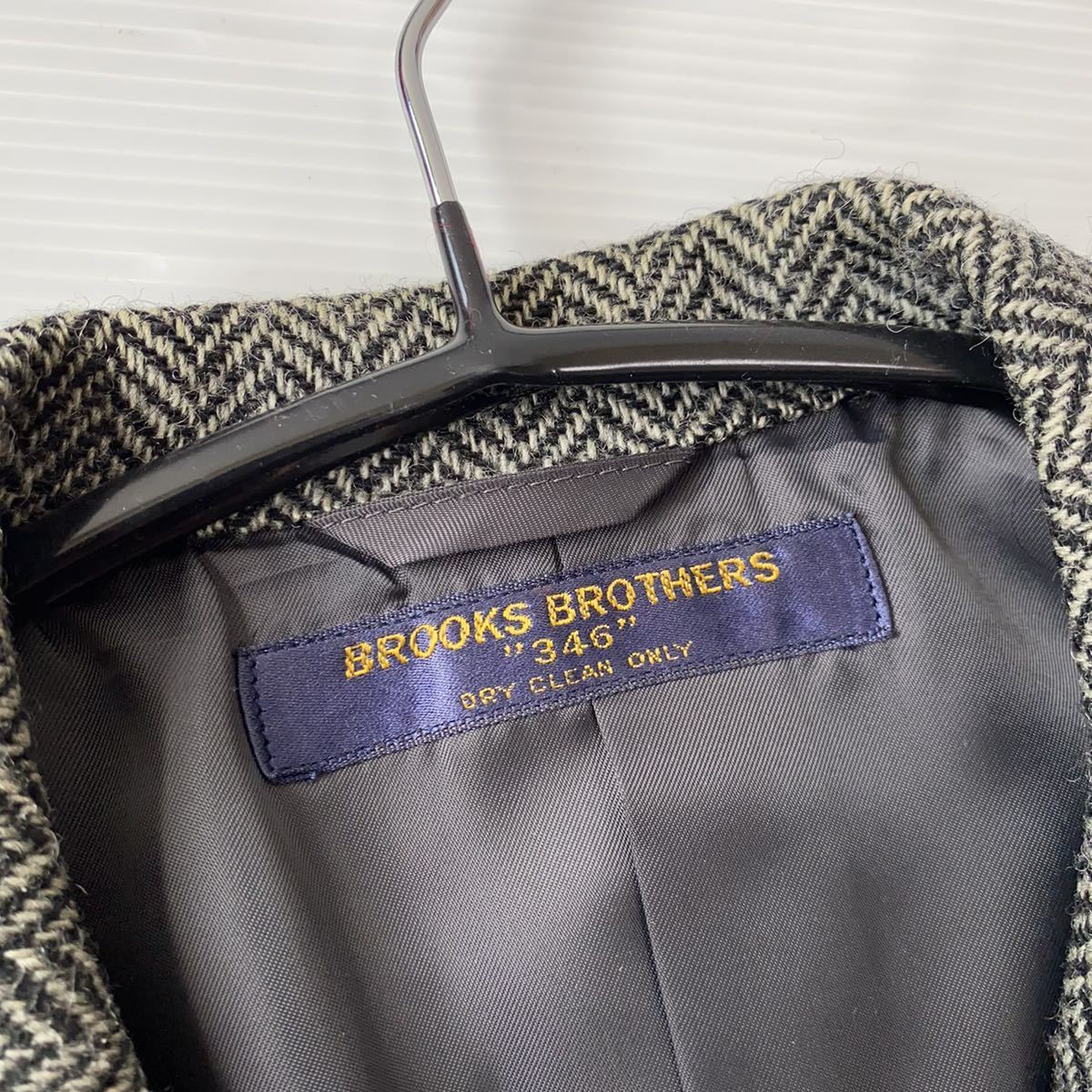 BROOKS BROTHERS ヘリンボーン ツイード ウール テーラード ジャケット 94AB4 ブルックスブラザーズ 日本製(ジャケット、上着)｜売買されたオークション情報、yahooの ...