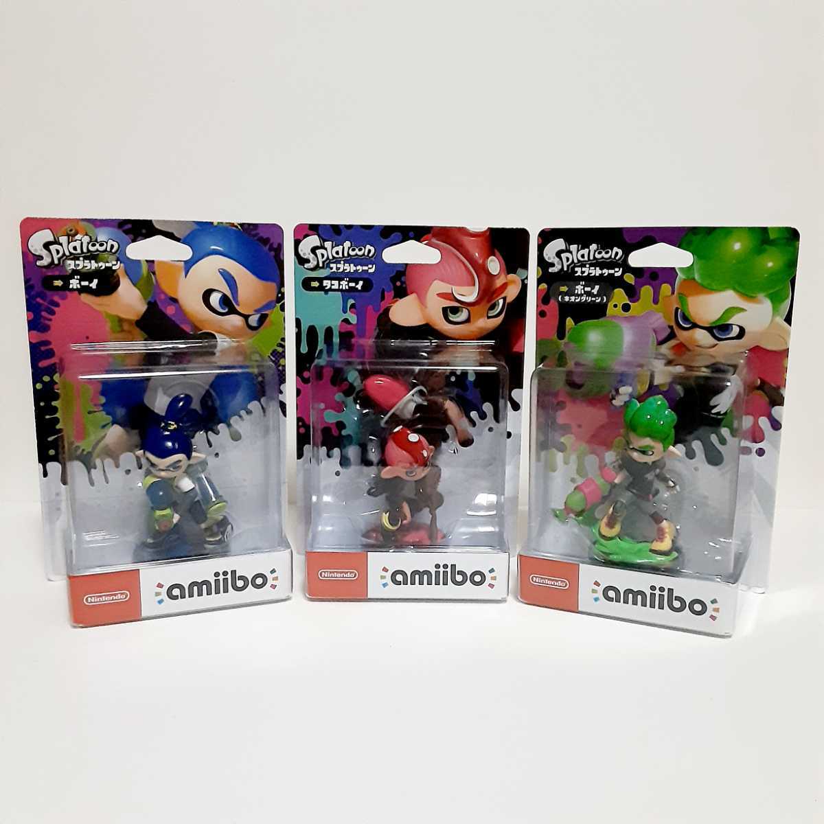 amiibo アミーボ スプラトゥーン ボーイ ボーイ ネオングリーン タコボーイ amiibo アミーボ スプラトゥーン Splatoon(ニンテンドースイッチアクセサリー)｜売買された ...