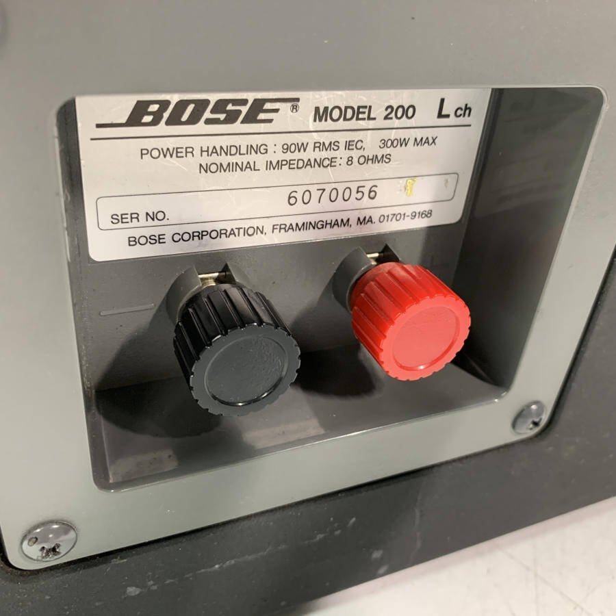 BOSE MODEL 200 セッティングフリー型 フルレンジ 2スピーカー ネットカバー付き 2台 現状品(スピーカー本体)｜売買された ...