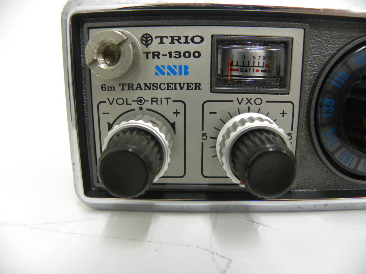 ハローCQ祭 トリオ 6m SSB ハンディ トランシーバー TR-1300 TRIO HANDY TRANSCEIVER 無線機(ハンディ ...