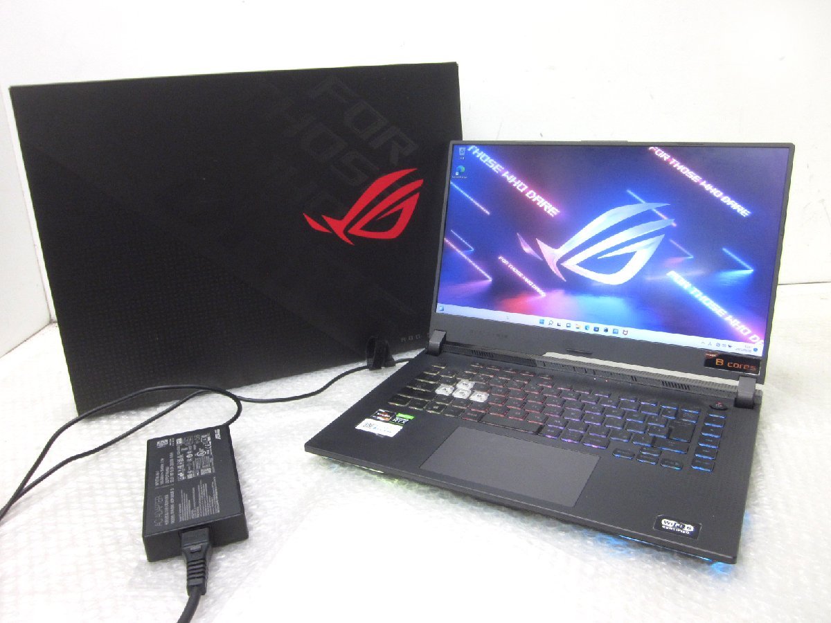 ASUS ROG STRIX G513 ゲーミングPC ラップトップ Ryzen7 4800H 2.90GHz GeForce RTX3050 ...