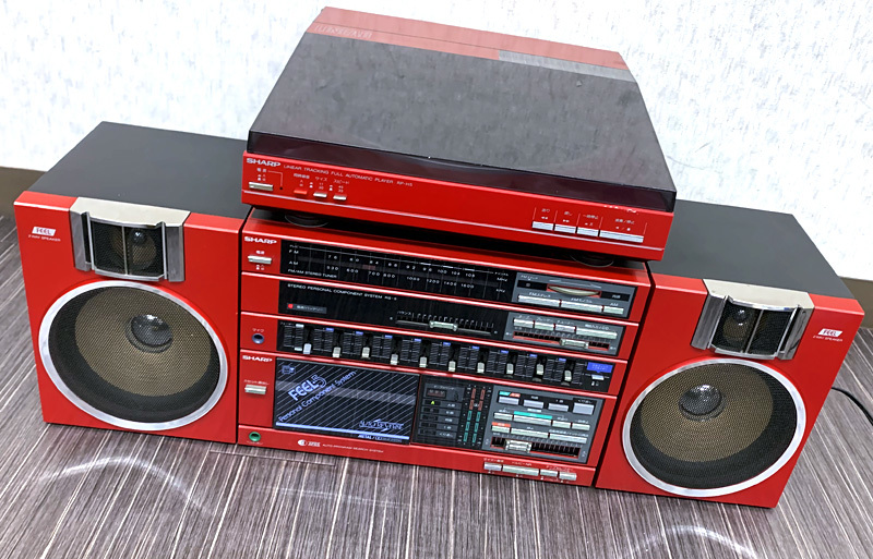 SHARP GX-5 ラジカセ レコードプレーヤー RS-5R RP-H5 シャープ(ラジカセ)｜売買されたオークション情報、yahooの商品 ...