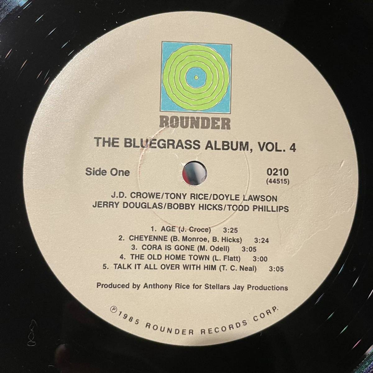 US盤Org. Bluegrass Album Band Tony Rice Doyle Lawson Bobby Hicks Todd ...