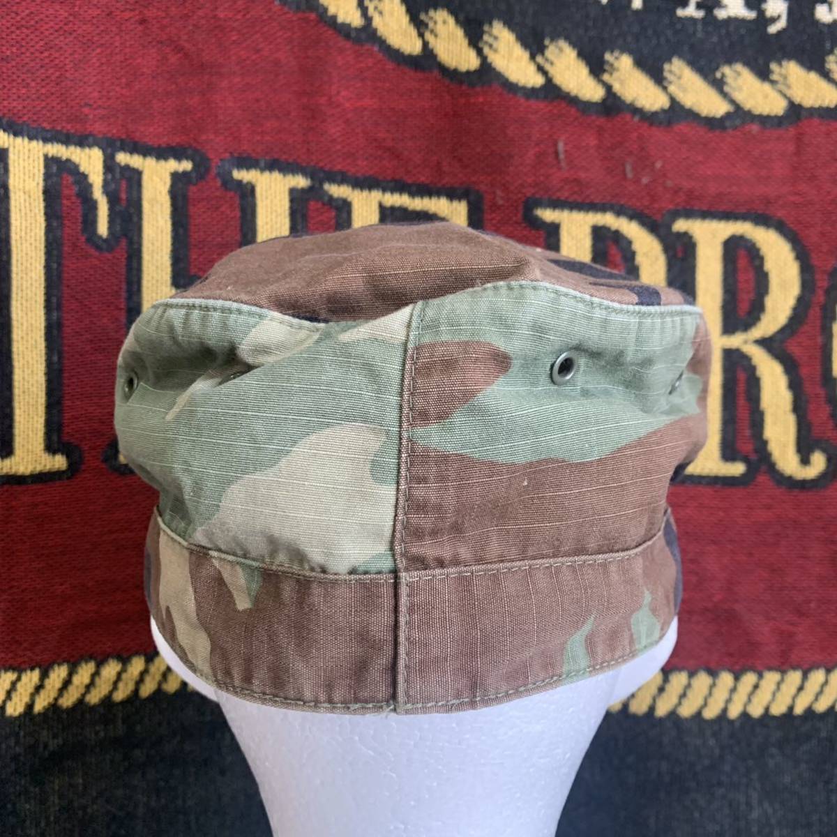 沖縄 米軍放出品 CAP HOT WEATHER キャップ キャンプ アウトドア サバゲーRECON/MARSOC 7 1/4 管理番号P39 ...