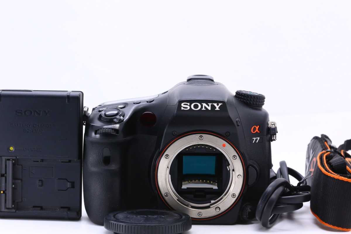 良品 ソニー SONY α77 SLT-A77V ボディ バッテリー チャージャー付き #7264(ソニー)｜売買されたオークション情報、yahooの商品情報をアーカイブ公開 - オークファン ...