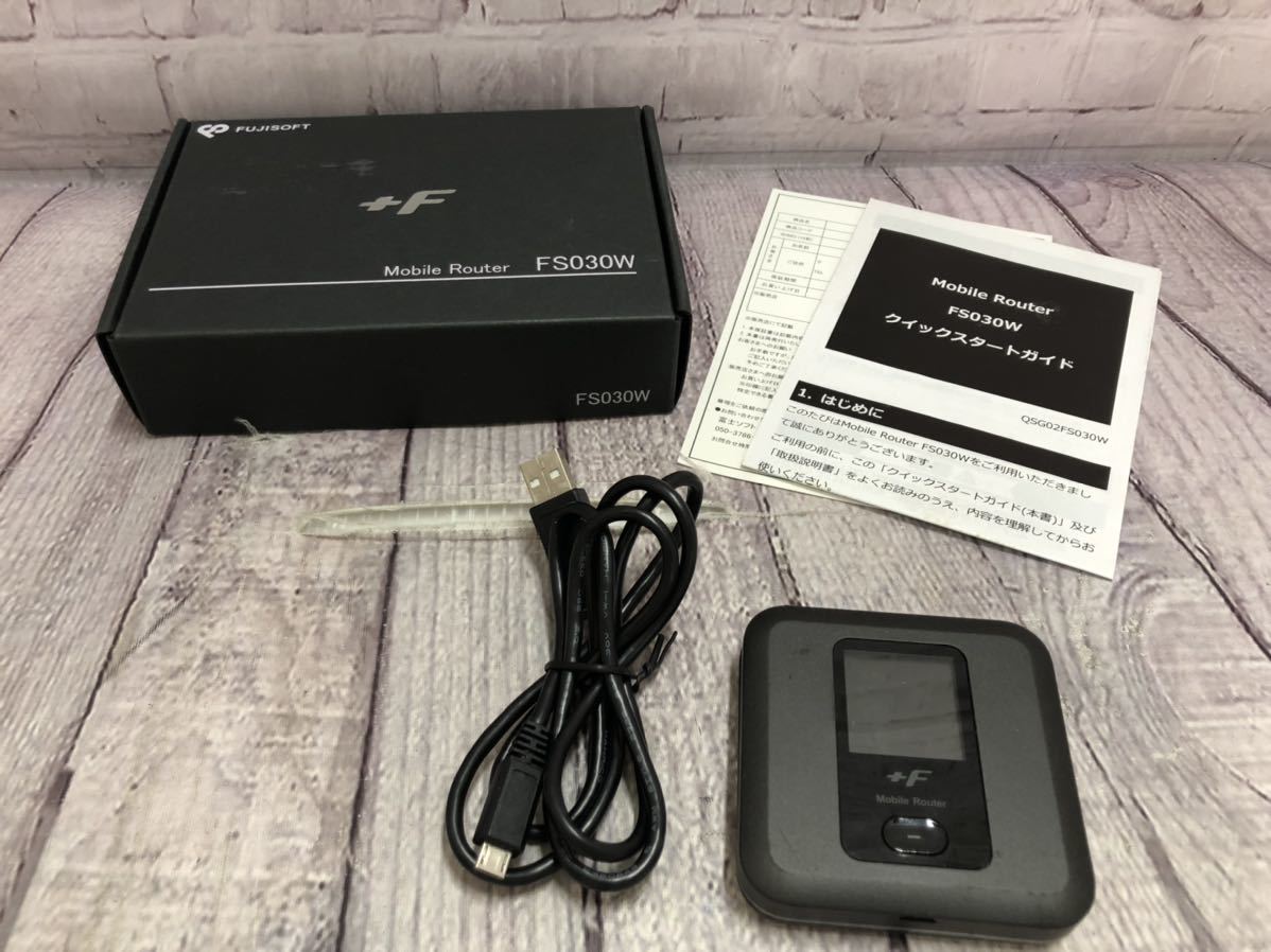 s51012-5669 FUJISOFT Mobile Router FS030W WiFiルーター(ルーター)｜売買されたオークション情報 ...