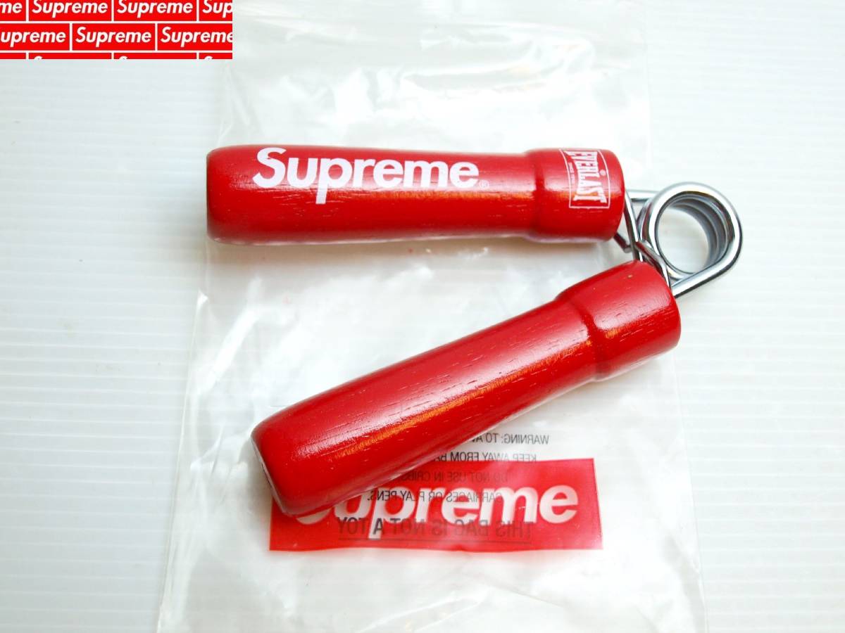 Supreme シュプリーム × Everlast エバーラスト 2014AW Hand Grips Red ハンドグリップ 赤 品 ...