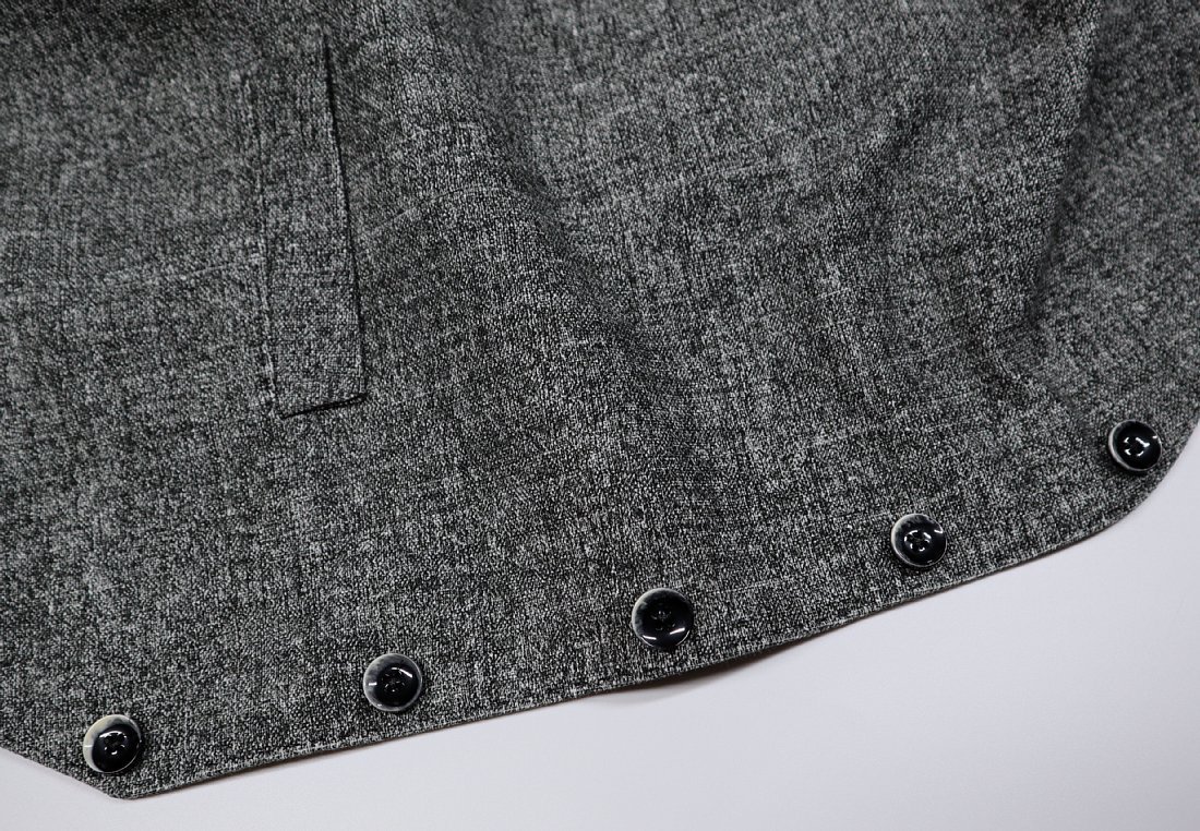 70%OFF 着こなしのアクセントに CIRCOLO 1901 / チルコロ1901 伊 メランジ調グレー × グレーシャンブレーのストレッチジレ 48 ML(Mサイズ)｜売買された ...