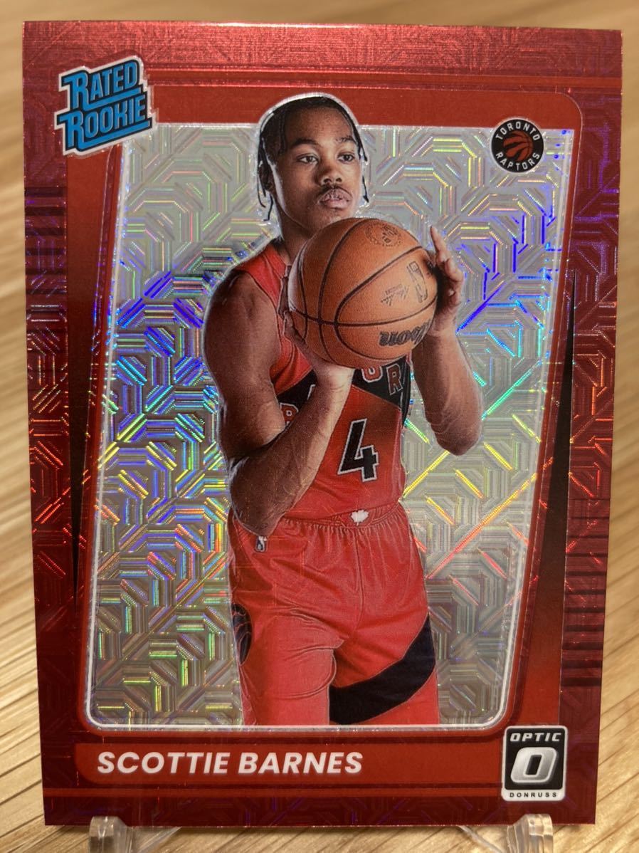 Scottie Barnes 2021-22 Panini Donruss Optic Rated Rookie Choice Dragon ...