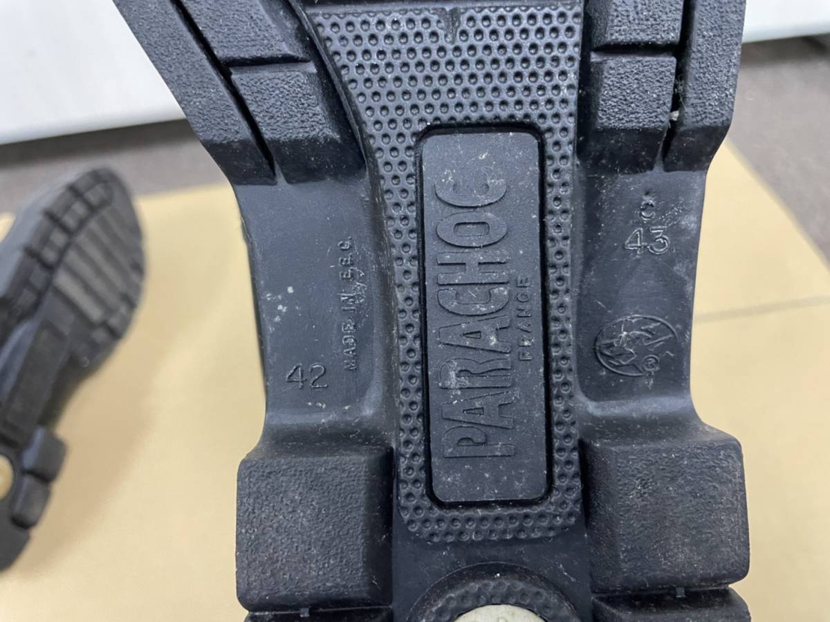 石 Paraboot パラブーツ Parachoc パラショック ヴィンテージ エンジニアブーツ レア メンズ アーミーブーツ 26〜26 ...