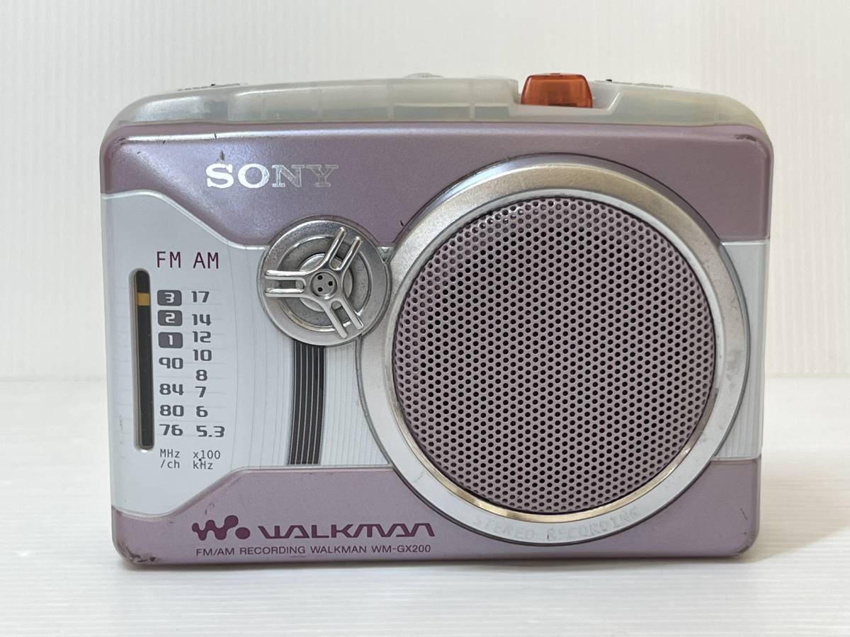 SONY ソニー WALKMAN ウォークマン WM-GX200 ピンク 通電 ジャンク(録音、再生)｜売買されたオークション情報、yahoo ...