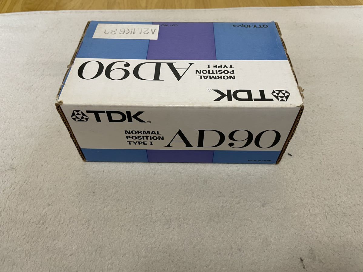 TDK AD 90分 8本 元箱付き レア ノーマルポジション カセットテープ(記録媒体)｜売買されたオークション情報、yahooの商品情報を ...