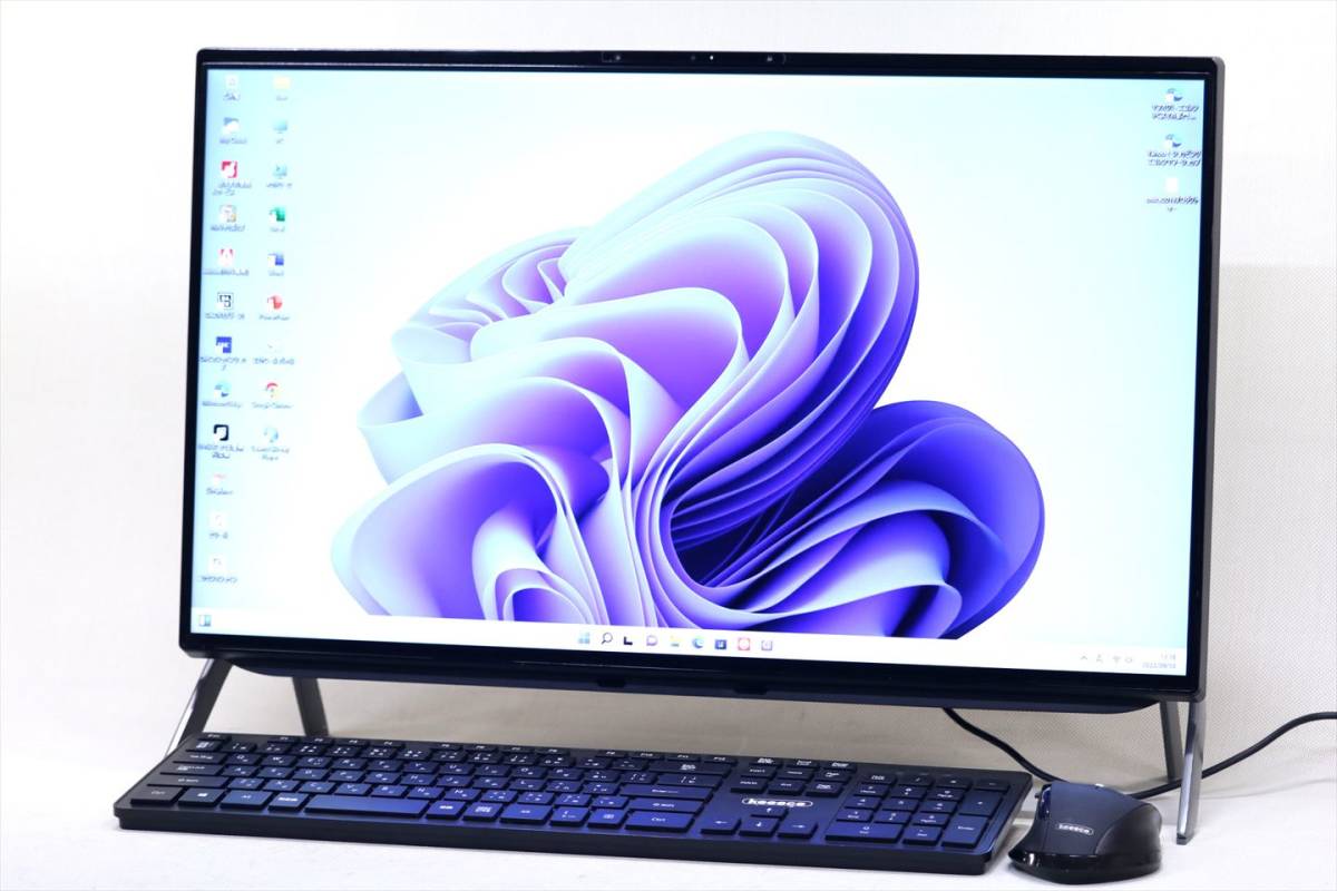 即配 高性能GPU Iris Xe+第11世代Corei7搭載 23.8型FHD液晶 ESPRIMO FH77/E3 i7-1165G7 8G SSD256G＆1TB Office2019 ...